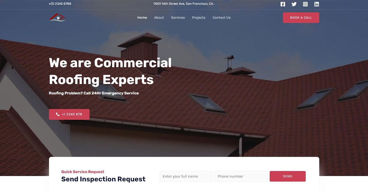 Roofing Agency - Intent Company